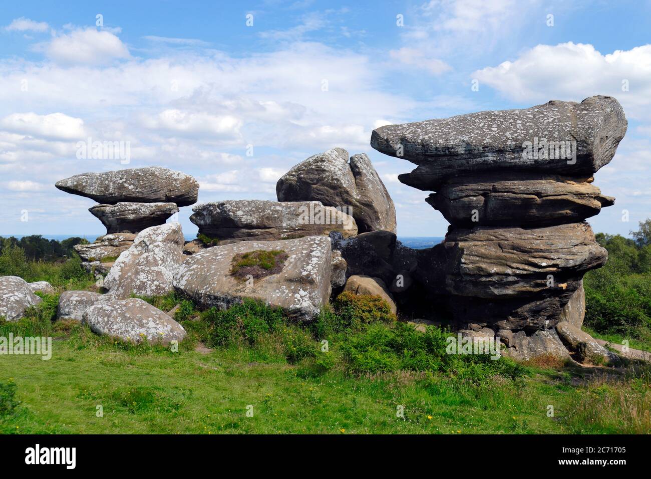 Brimham Rocks in North Yorkshire, is owned by National Trust & is great ...
