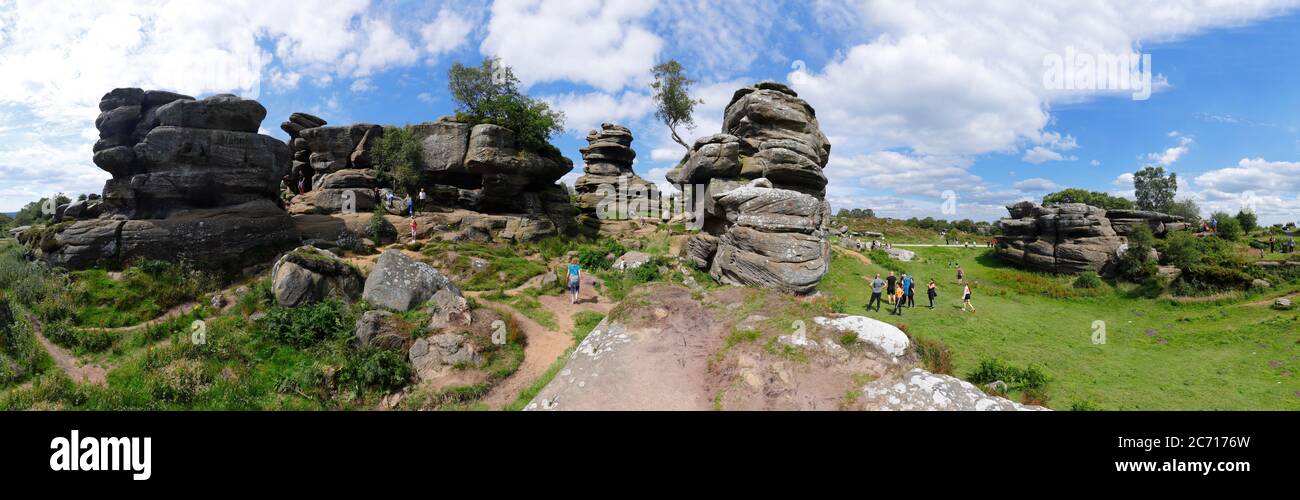 Brimham Rocks in North Yorkshire, is owned by National Trust & is great ...