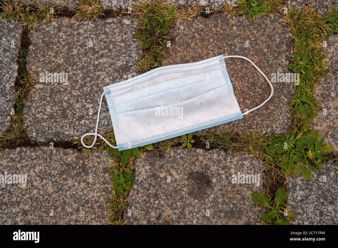 Pirna, Germany. 09th July, 2020. On the pavement of the historic old ...