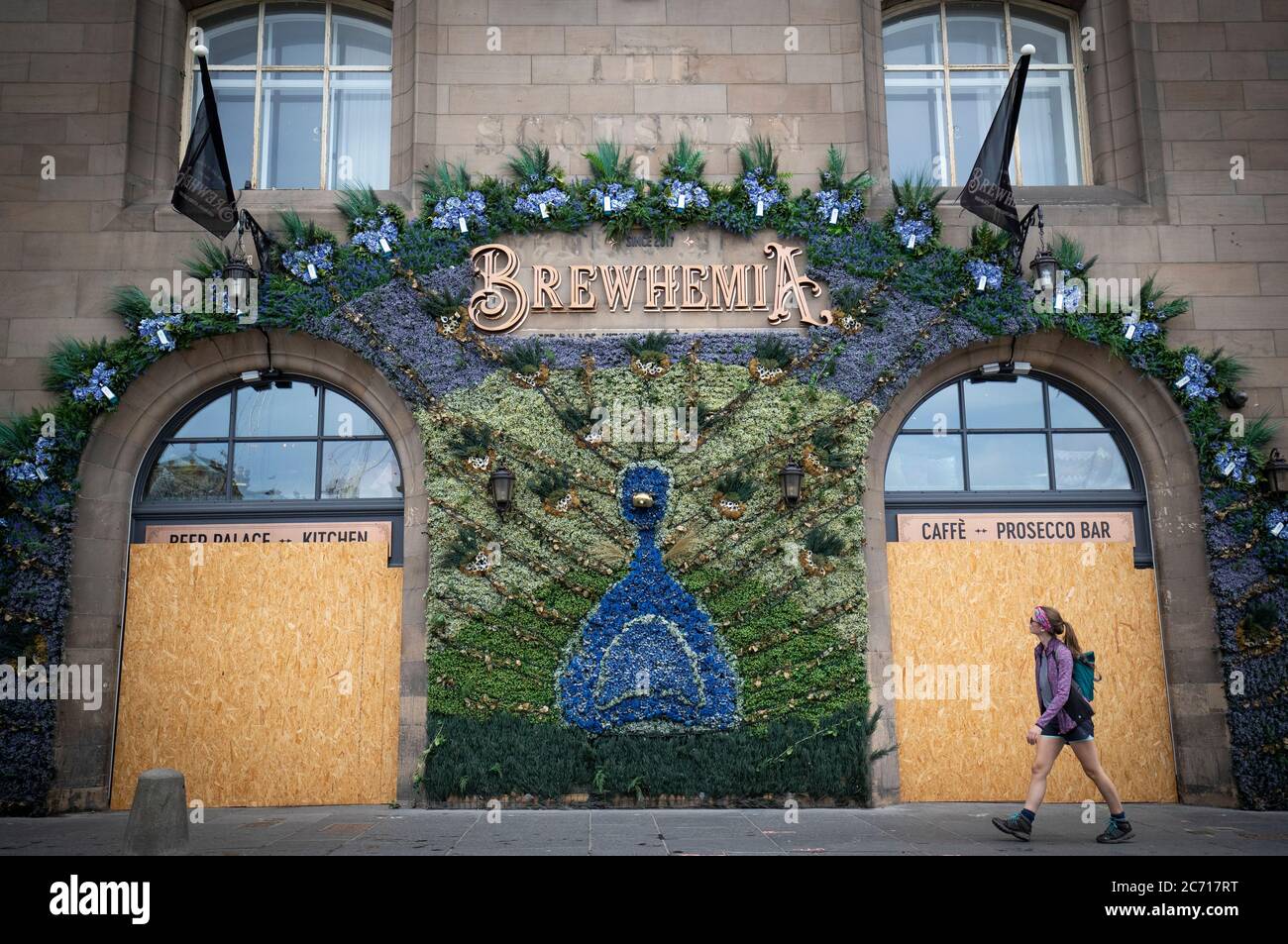 The brewhemia restaurant and bar in market street hi-res stock ...
