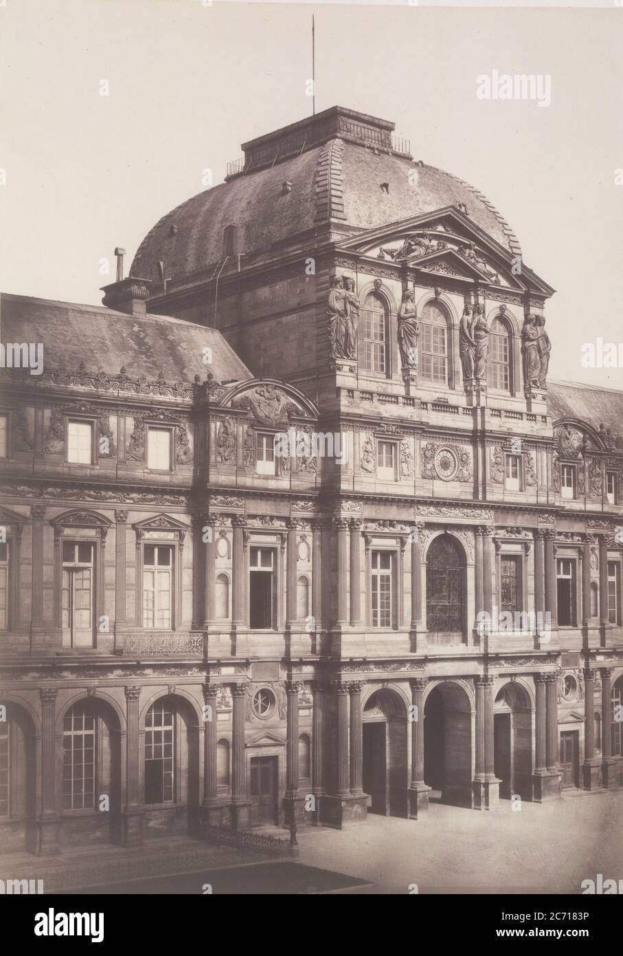 Jacques lemercier louvre hi-res stock photography and images - Alamy