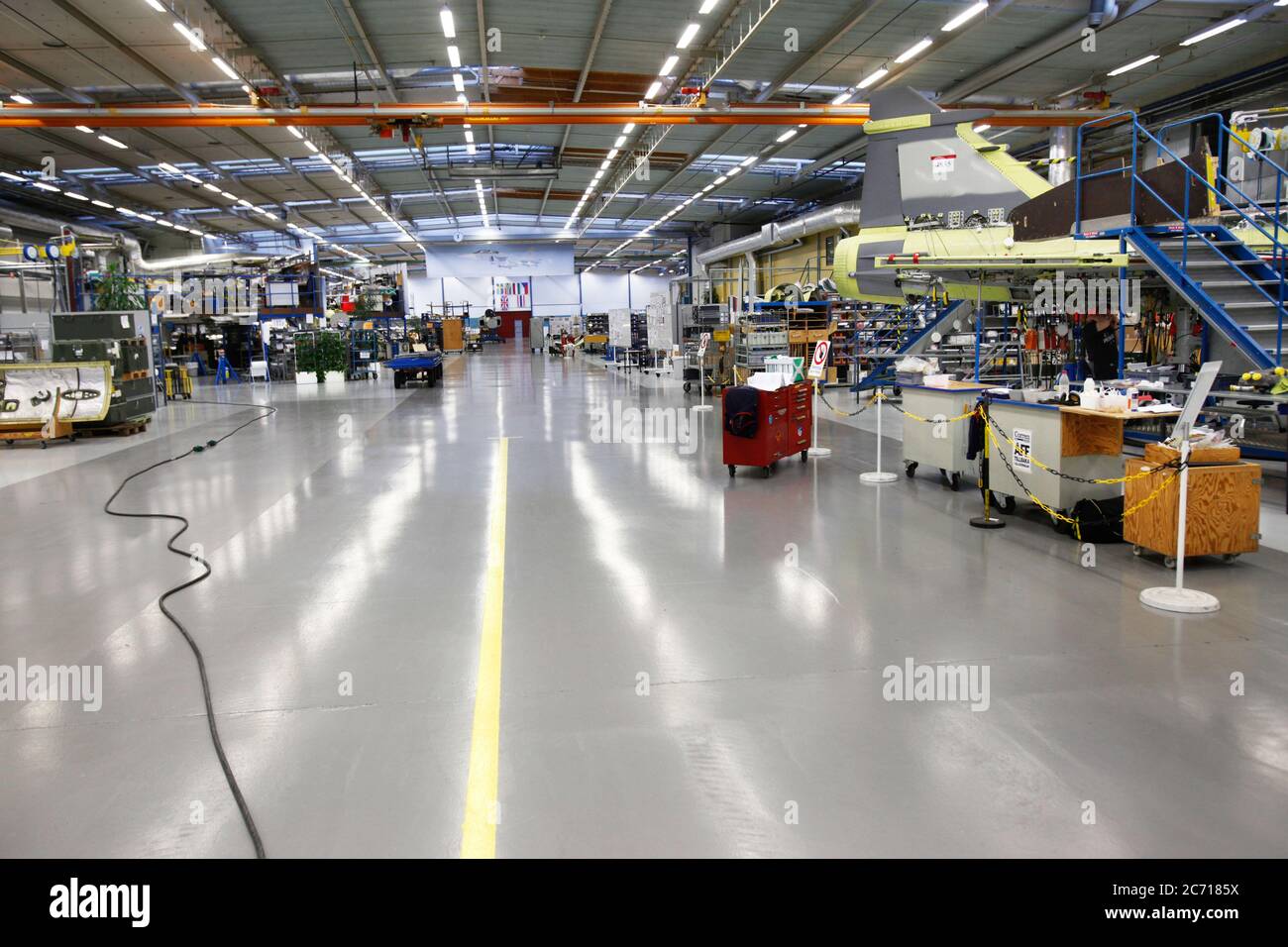 The aircraft manufacturer Saab AB in Linköping. Photo Jeppe Gustafsson ...