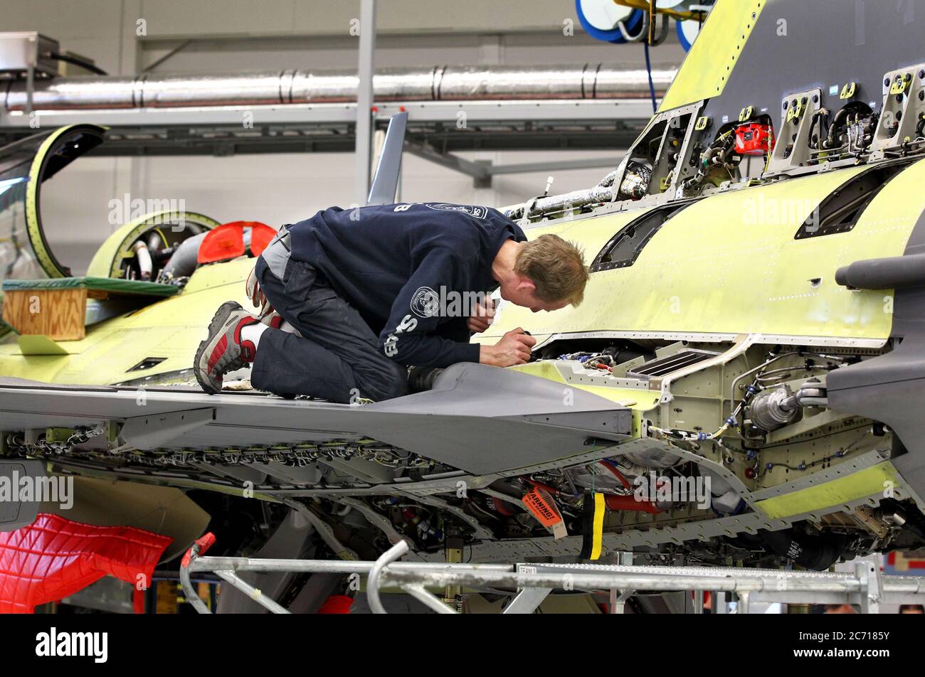 The aircraft manufacturer Saab AB in Linköping. Photo Jeppe Gustafsson ...