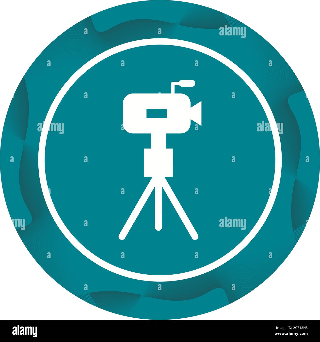 Unique Camera On Stand Vector Glyph Icon Stock Vector Image & Art - Alamy