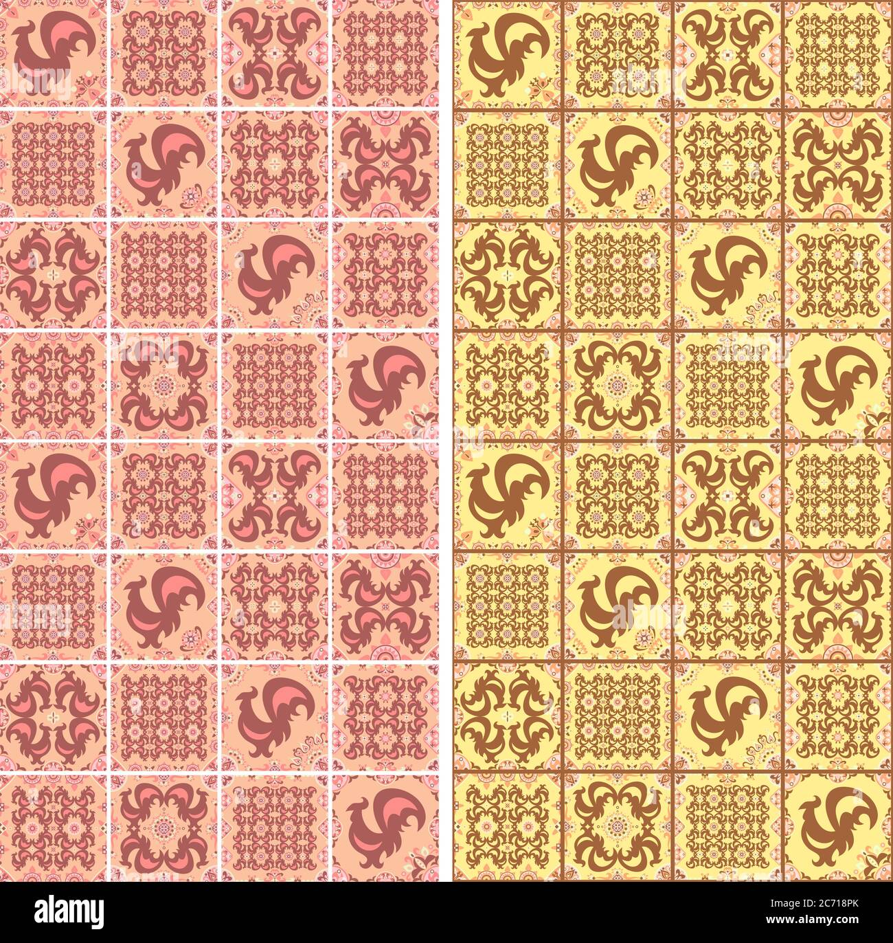 Abstract ornamental patch seamless pattern Stock Vector Image & Art - Alamy