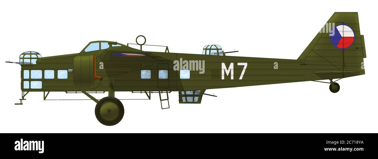 Aero MB.200 (licensed Bloch MB.200) of the Flight 86 of the Air ...