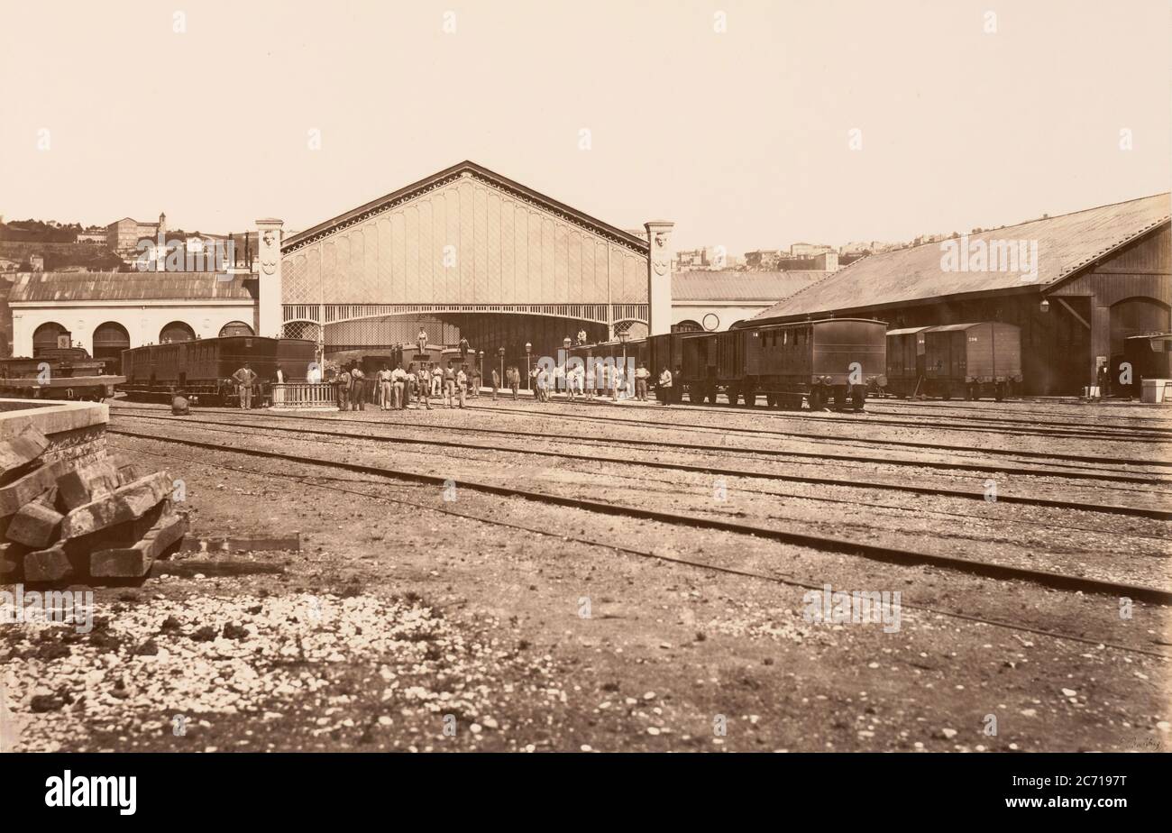Lyon, Gare de Perrache, ca. 1861 Stock Photo - Alamy