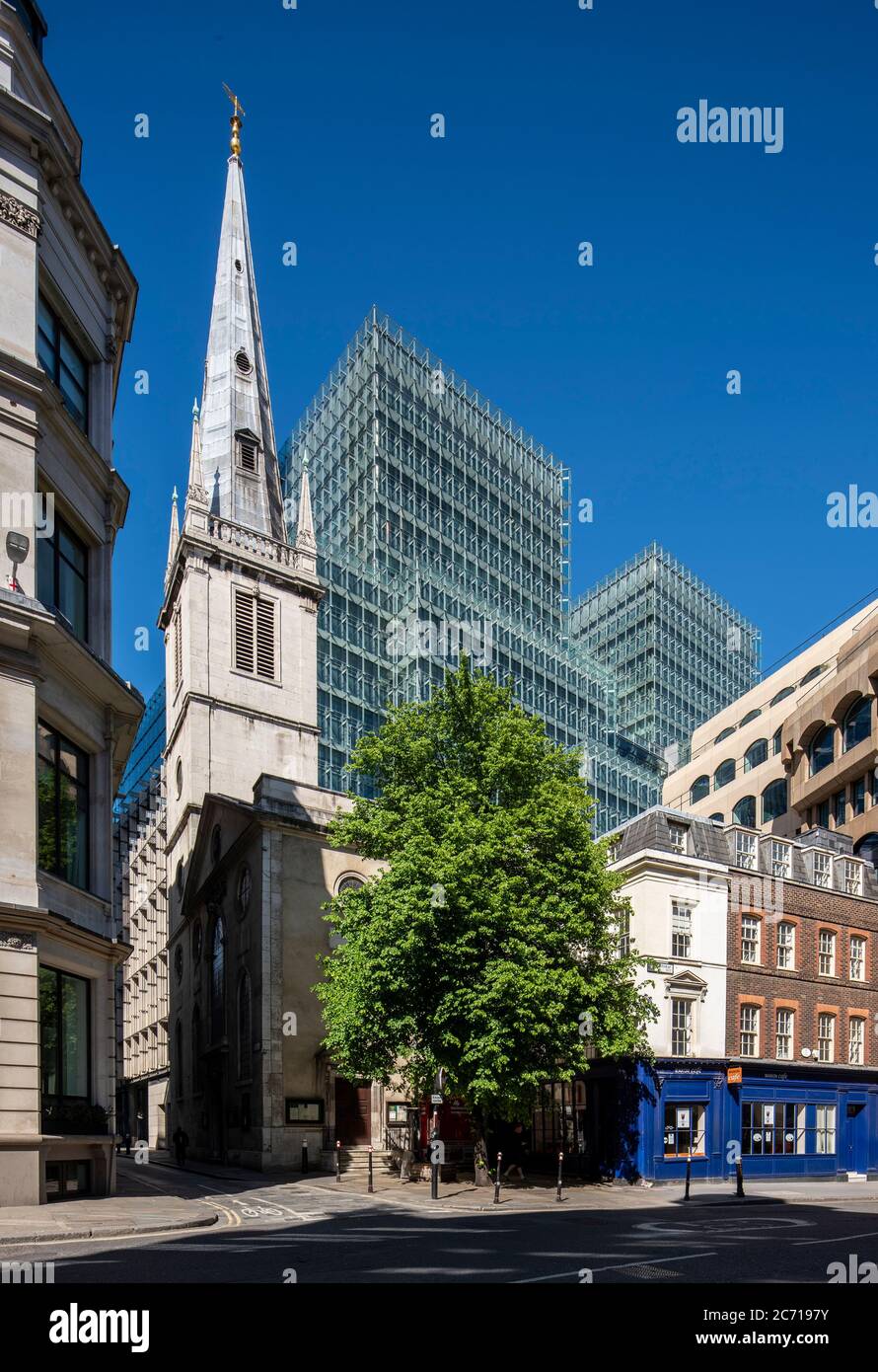 Christopher wren churches st margaret pattens church hi-res stock ...