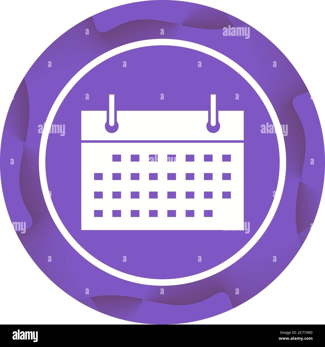 Unique Calender Vector Glyph Icon Stock Vector Image & Art - Alamy