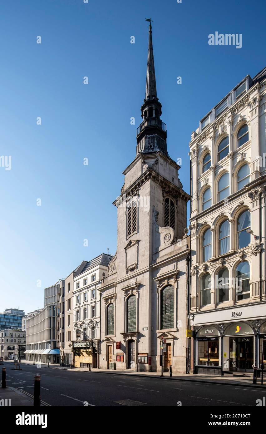 View from south east, taken in the afternoon on Ludgate Hill looking ...
