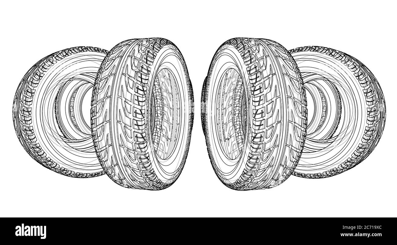 Car tires concept Stock Photo - Alamy