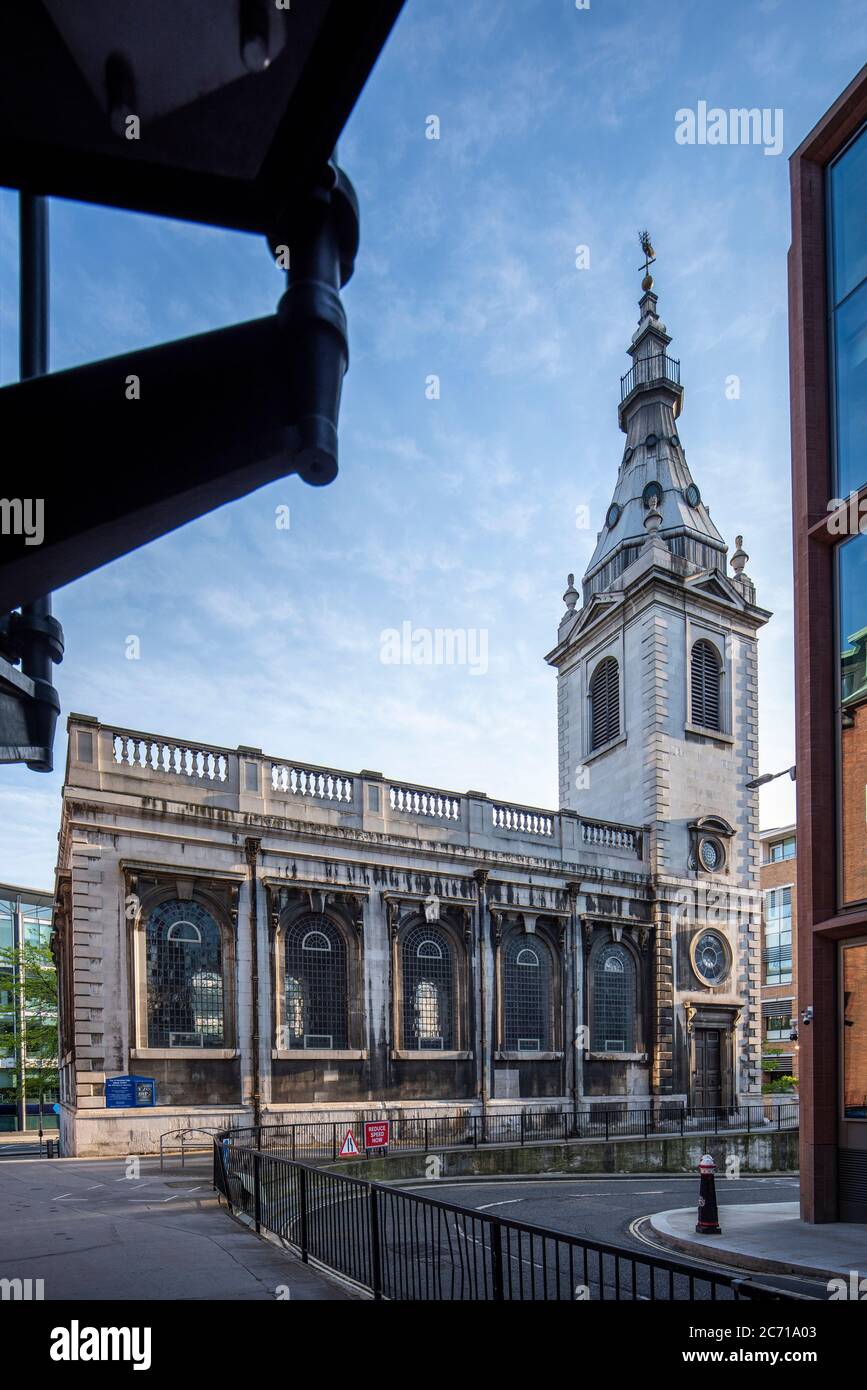 Christopher wren churches st nicholas cole abbey hi-res stock ...