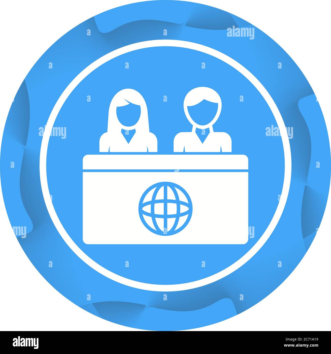 Unique Anchors On News Desk Vector Glyph Icon Stock Vector Image & Art ...