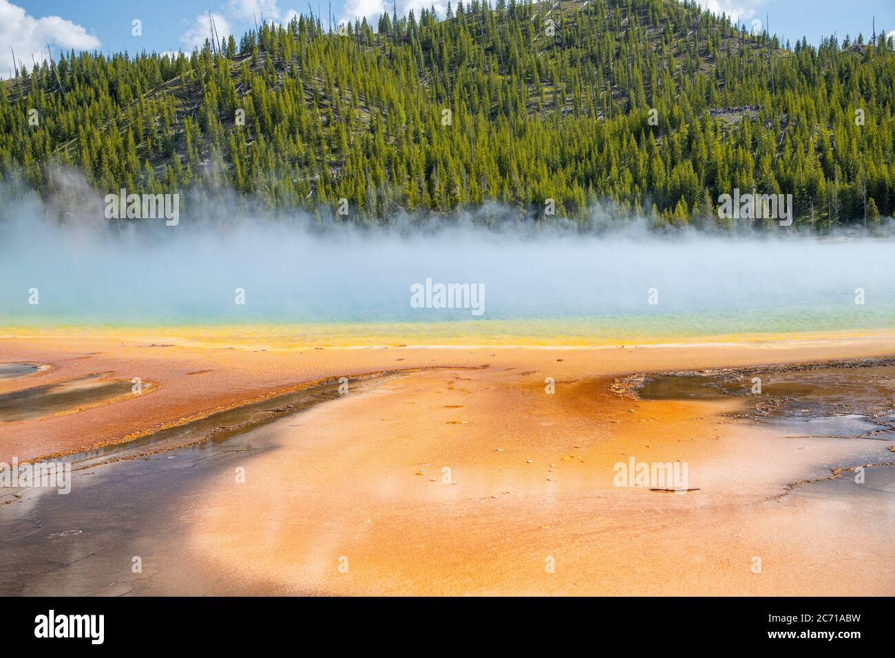 Grand Prismatic Spring, Yellowstone National Park Stock Photo - Alamy