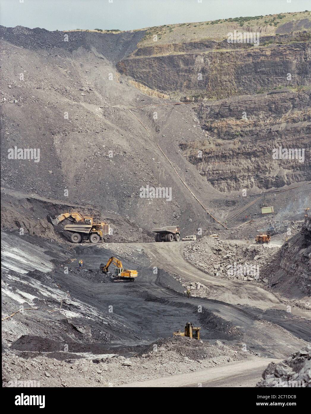 Ffos lass opencast coal mine hi-res stock photography and images - Alamy