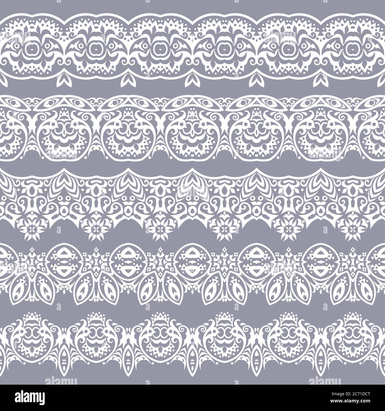 Abstract ethnic nature seamless line art stripes Stock Vector Image ...