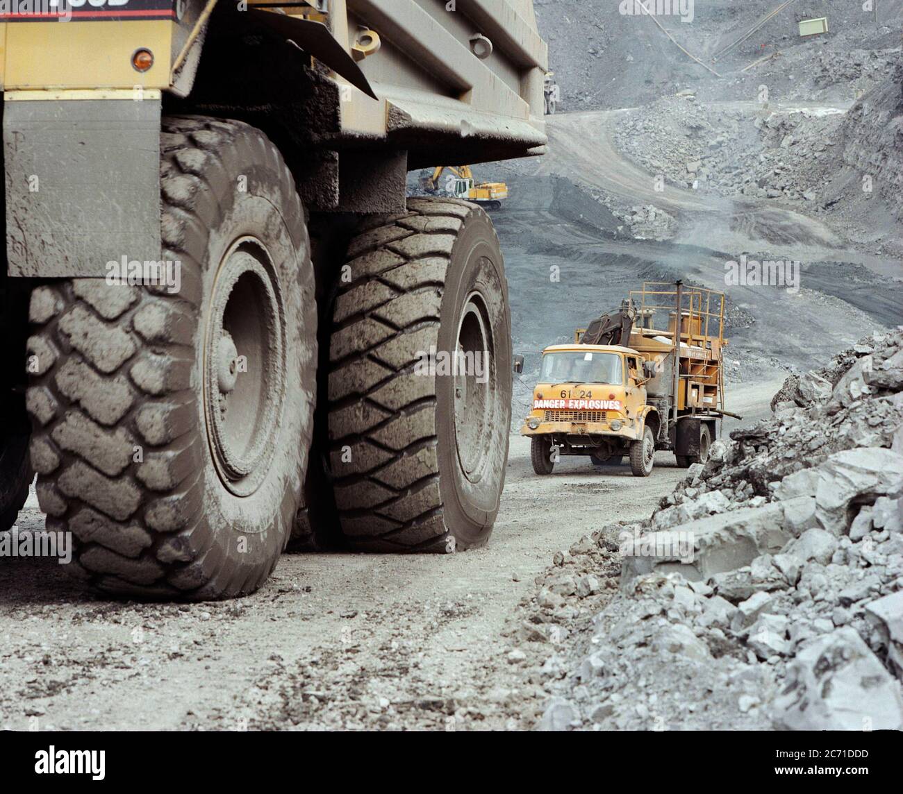 Ffos lass opencast coal mine hi-res stock photography and images - Alamy