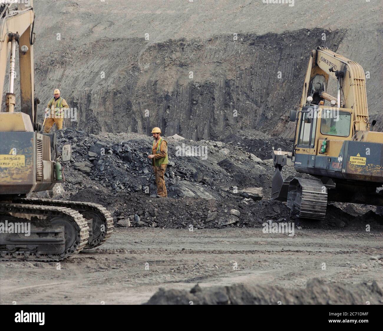Ffos lass opencast coal mine hi-res stock photography and images - Alamy