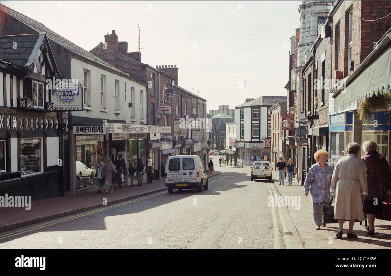 Macclesfield town centre cheshire england hi-res stock photography and ...