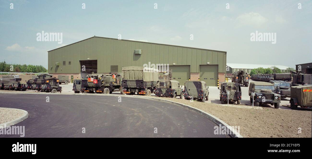 1997. Albemarle Barracks, Northumberland, UK Stock Photo - Alamy