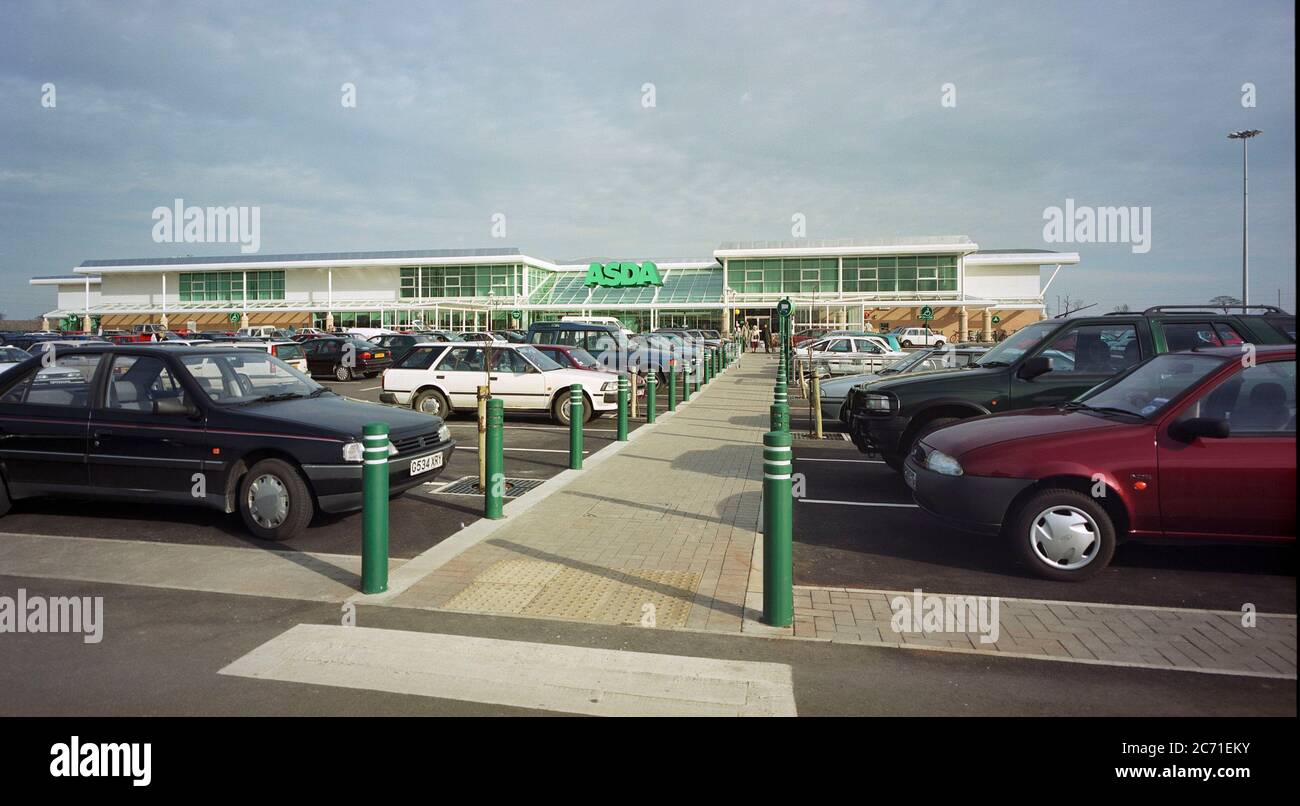 As then brand new Asda Store at Monks Cross, York, northern England, UK ...