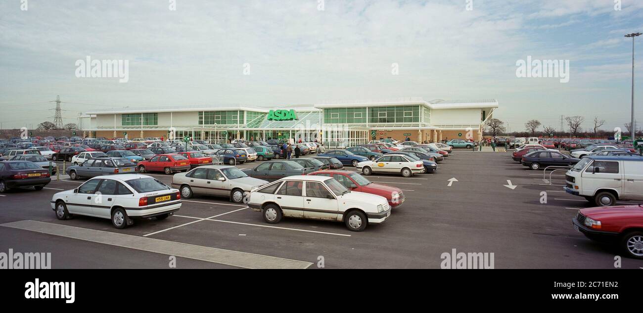 As then brand new Asda Store at Monks Cross, York, northern England, UK ...