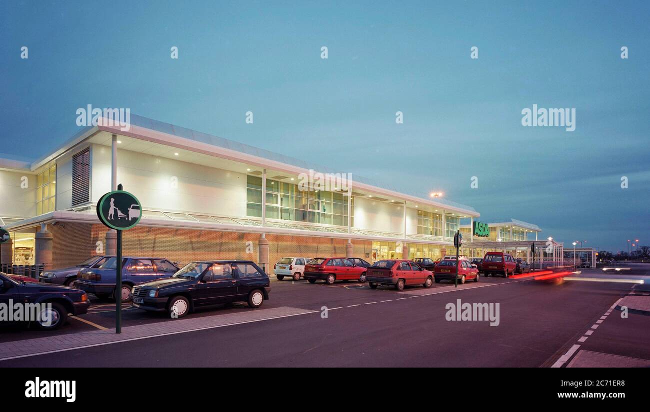As then brand new asda store at monks cross hi-res stock photography ...
