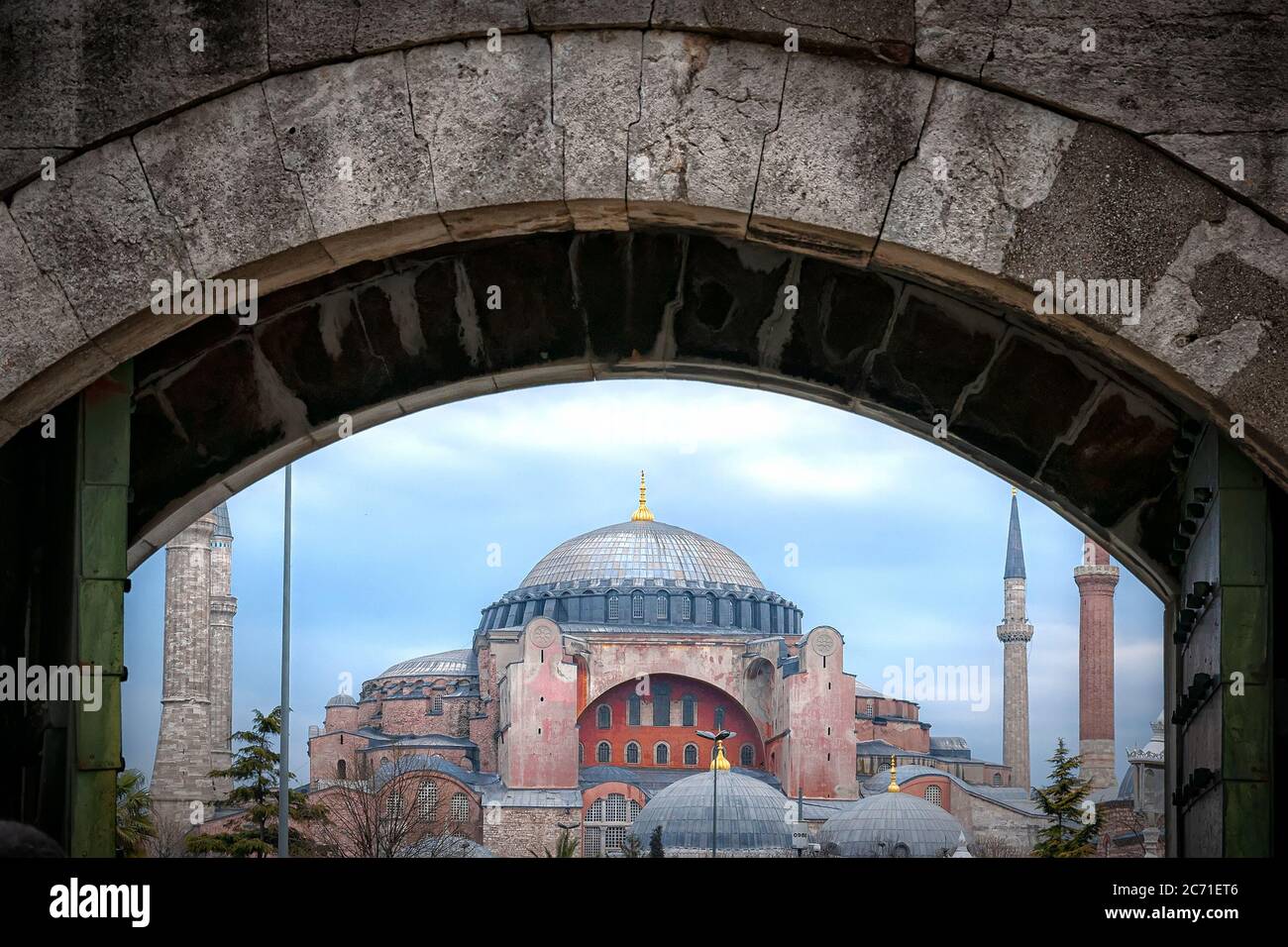 Hagia sophia is the world famous landmark in Istanbul, Turkey that has ...