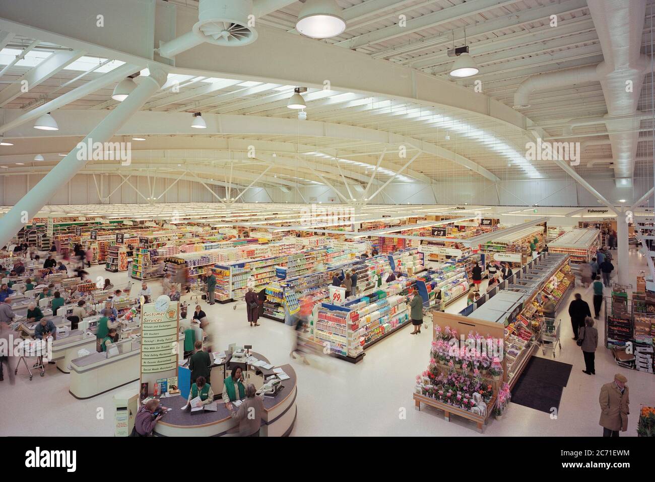 As then brand new Asda Store at Monks Cross, York, northern England, UK ...