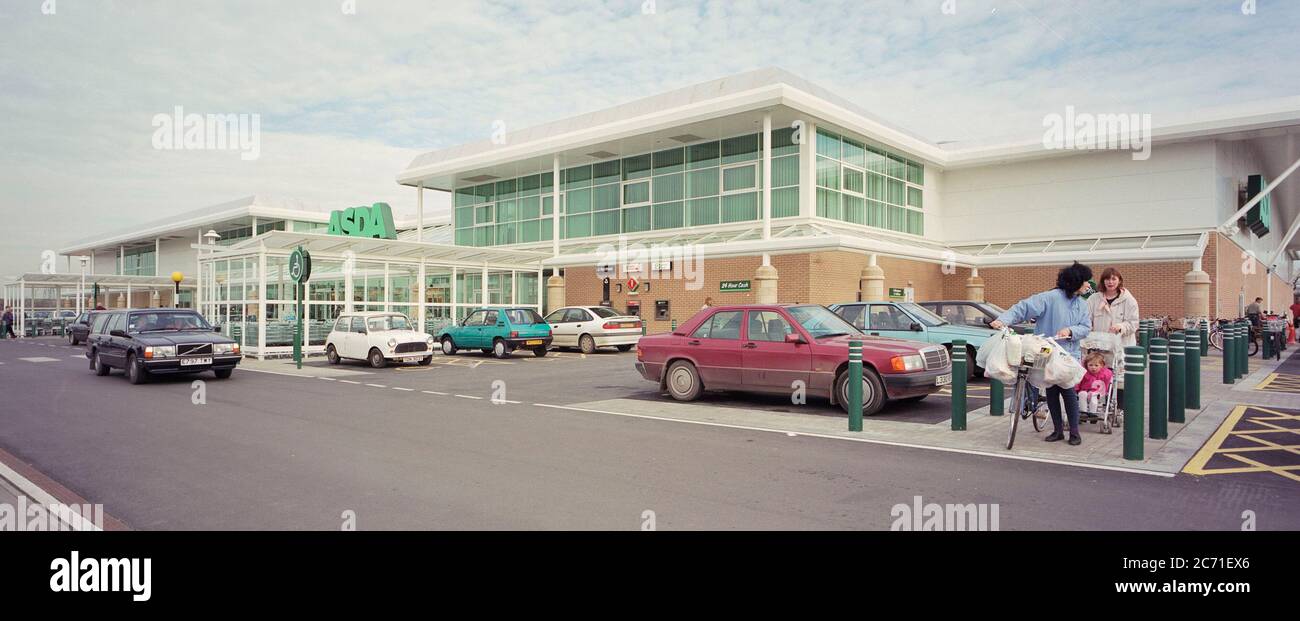 As then brand new Asda Store at Monks Cross, York, northern England, UK ...