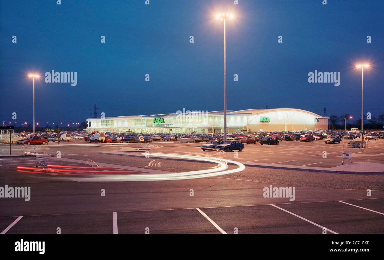 As then brand new Asda Store at Monks Cross, York, northern England, UK ...