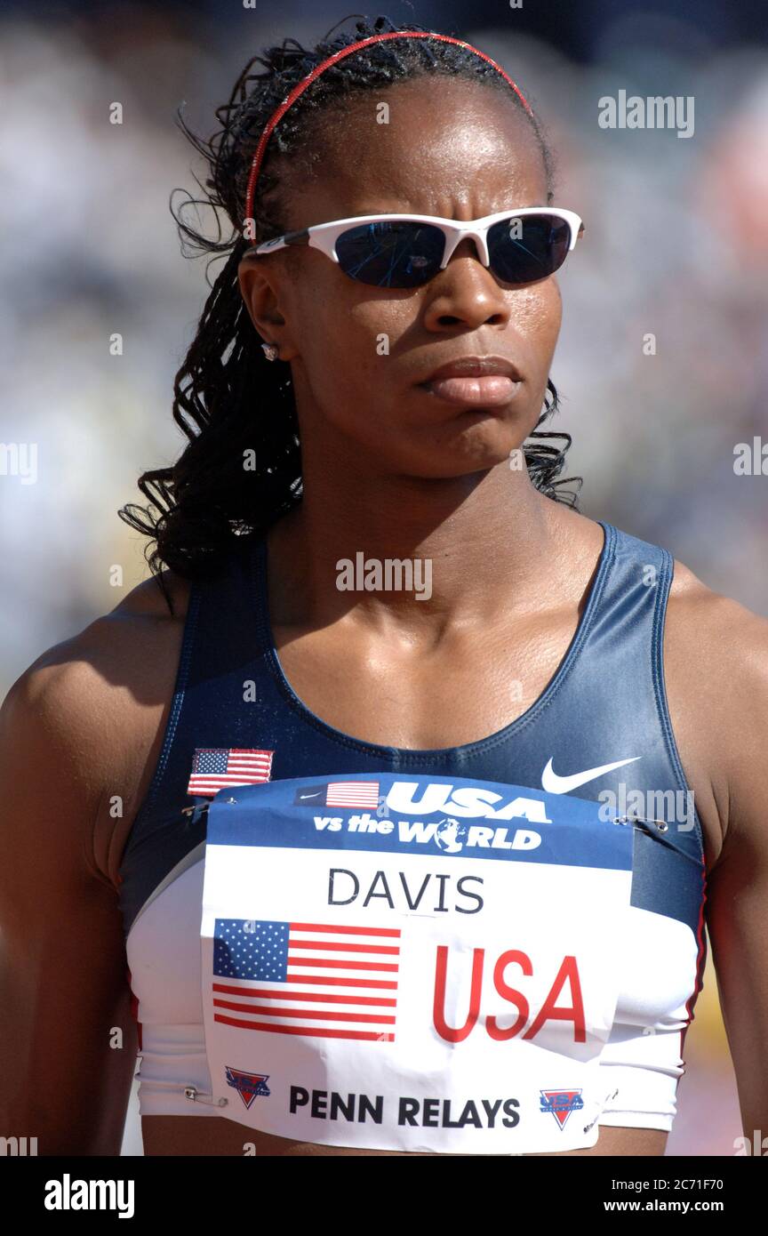 Philadelphia, United States. 29th Apr, 2006. Kia Davis at the 112th ...