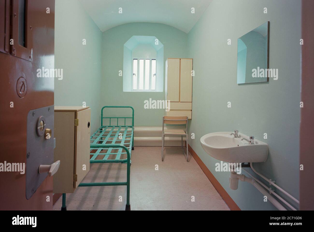 Prison cell in a UK Victorian prison, in 1997 Stock Photo - Alamy