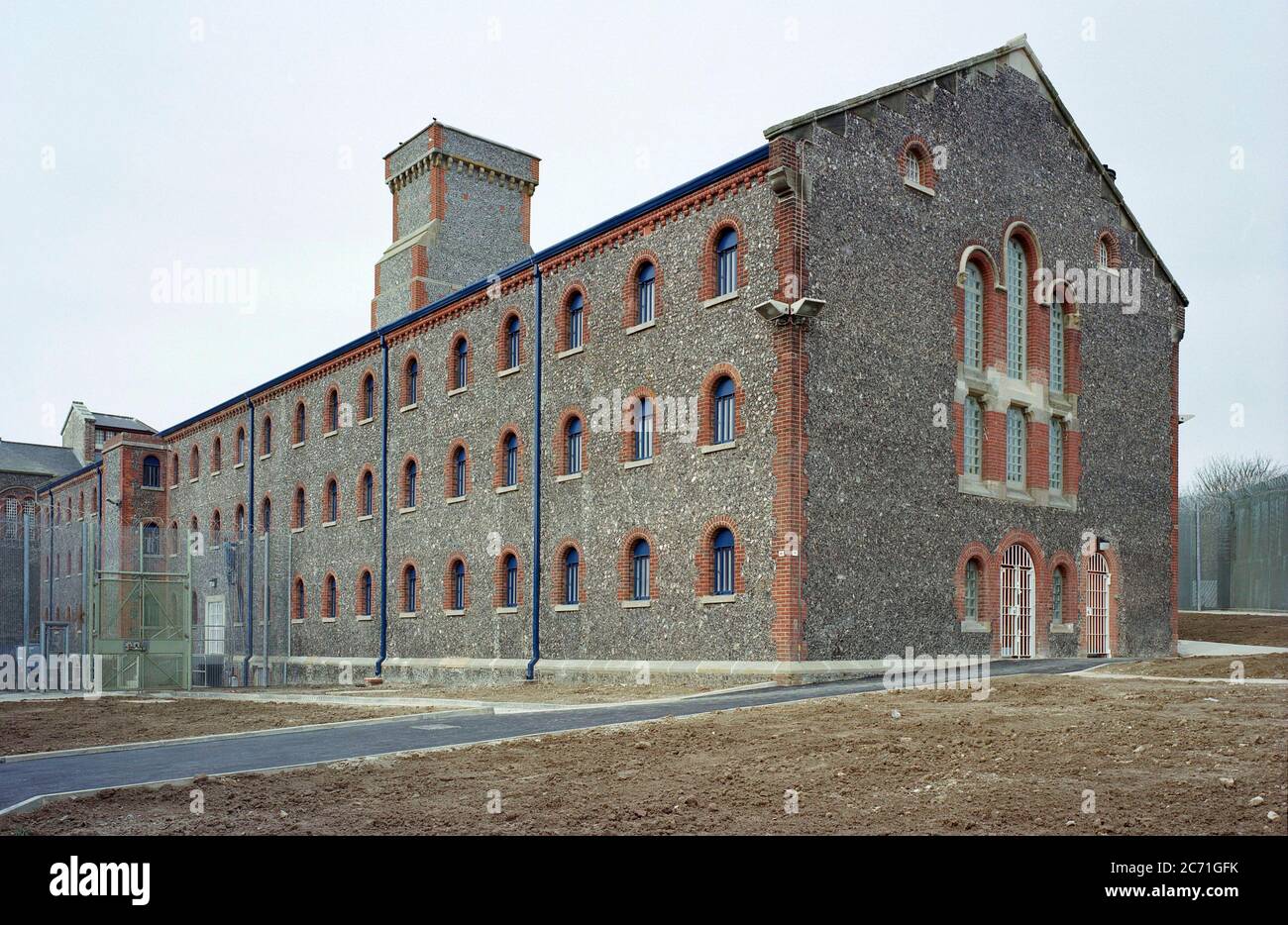 UK Prison exterior , in 1997 Stock Photo - Alamy