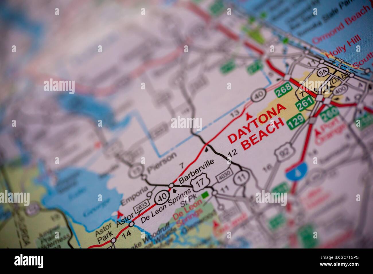 Mapa De Daytona, Florida Volusia County Emergency Management