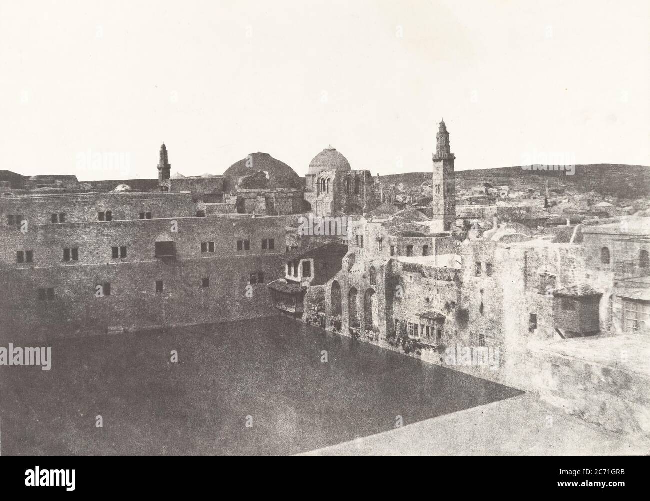 Jérusalem, Birket-Hammam-el-Batrak, 1854 Stock Photo - Alamy