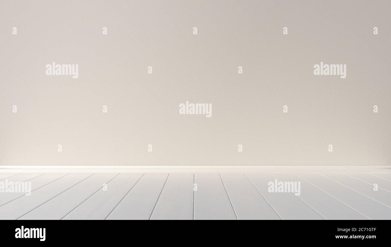 Empty white interior. Minimalism. 3d render Stock Photo - Alamy