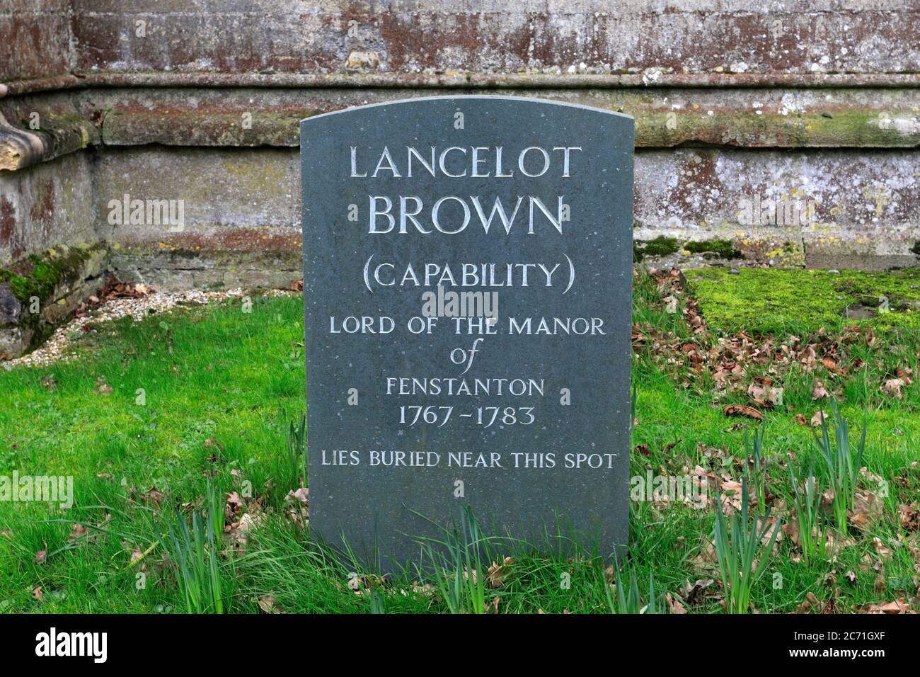 Grave of lancelot capability brown hi-res stock photography and images ...