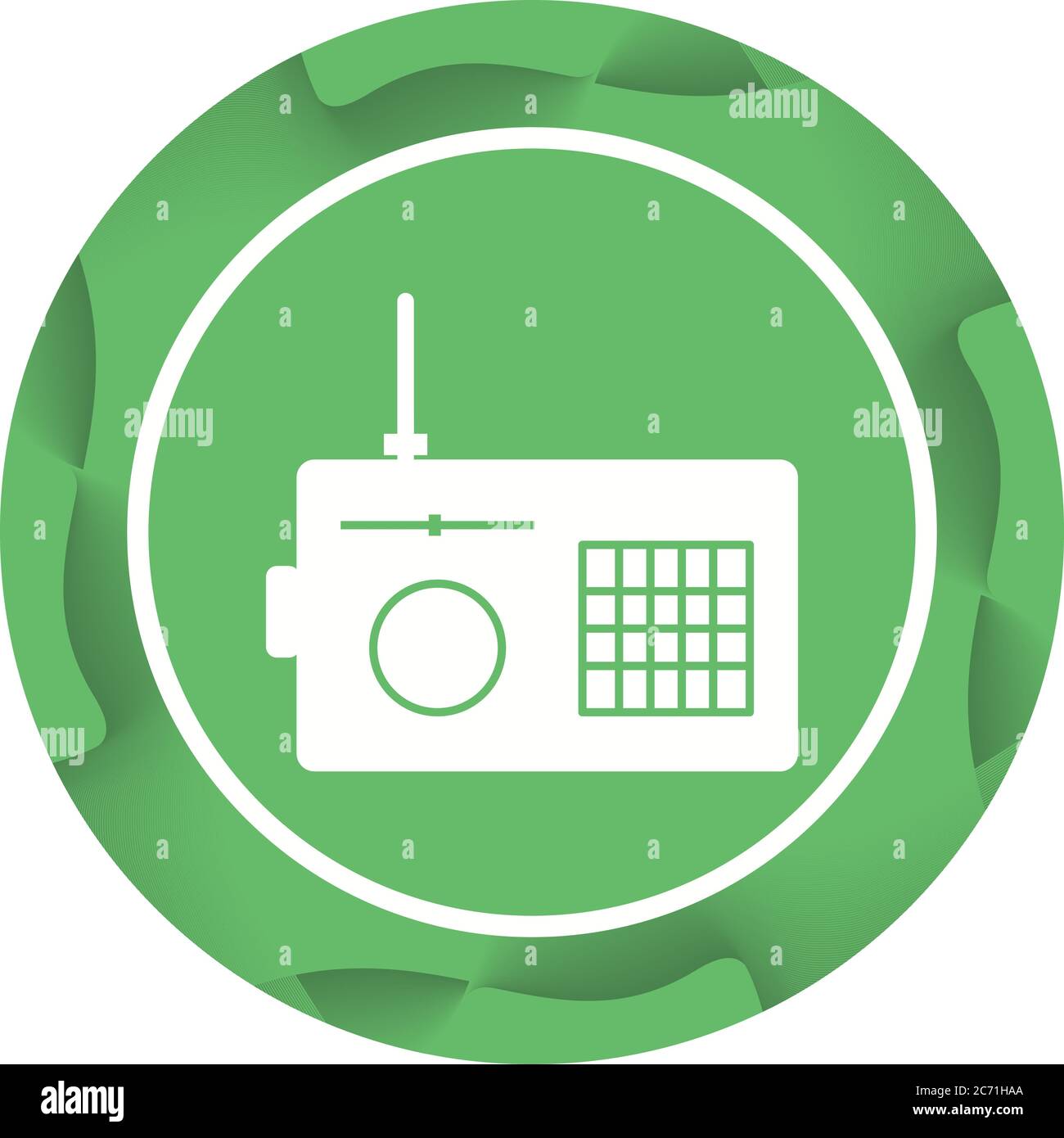 Radio icon vector vectors hi-res stock photography and images - Alamy