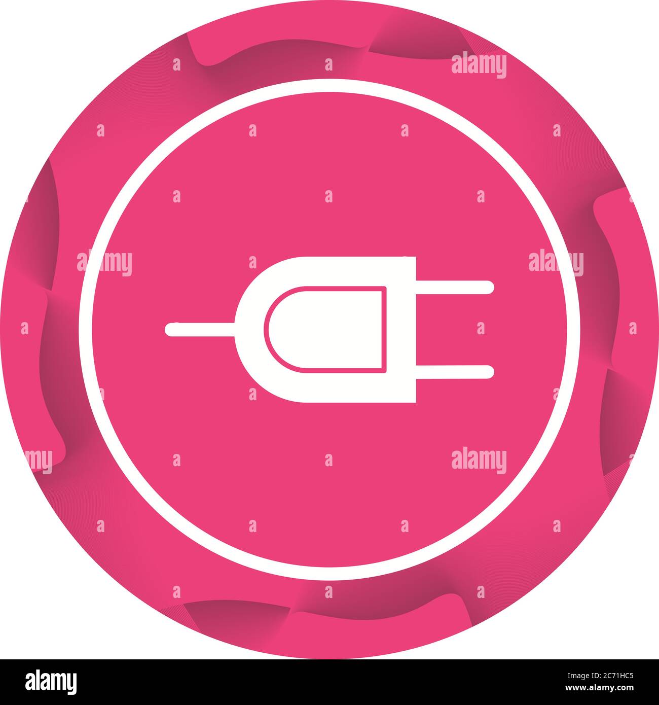 Unique Plug II Vector Glyph Icon Stock Vector Image & Art - Alamy