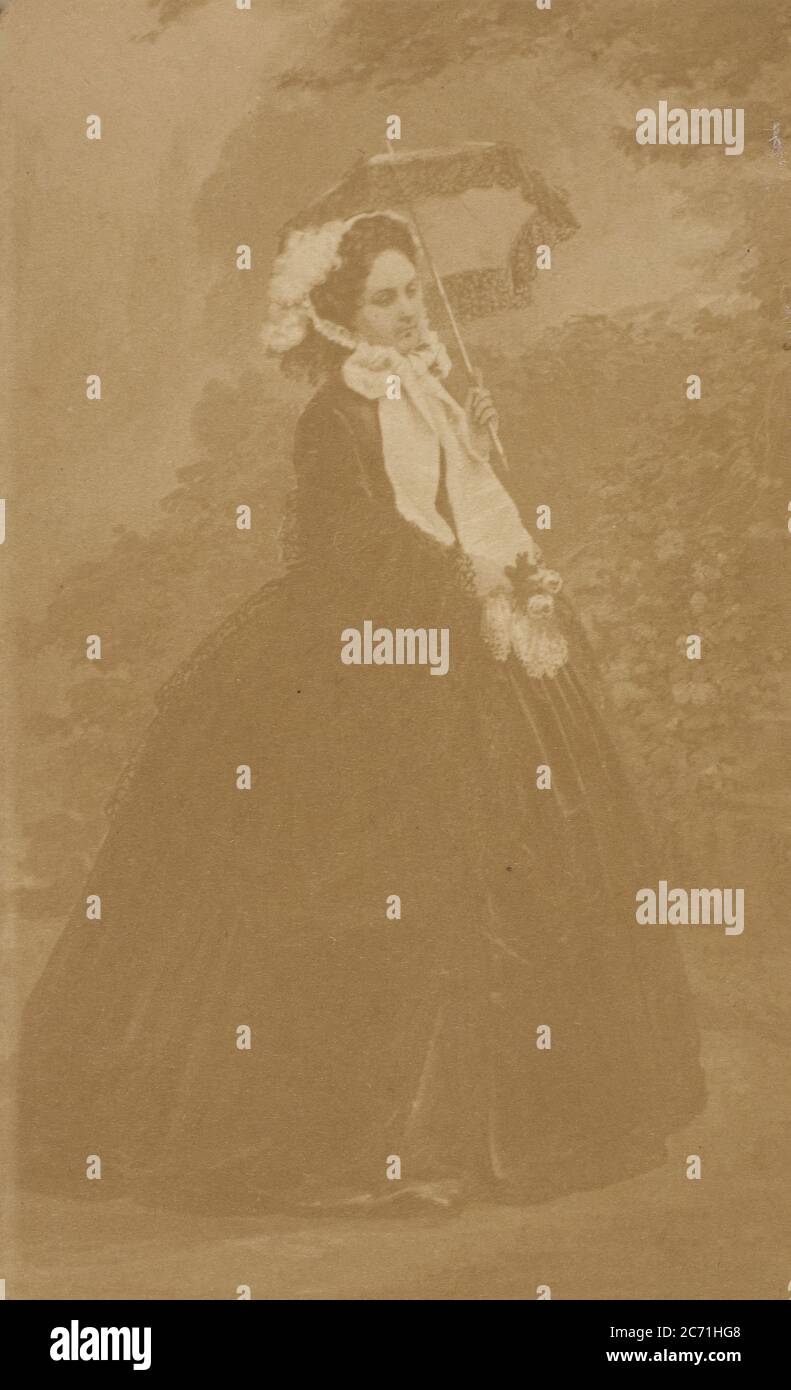 Le deux roses, 1860s Stock Photo - Alamy
