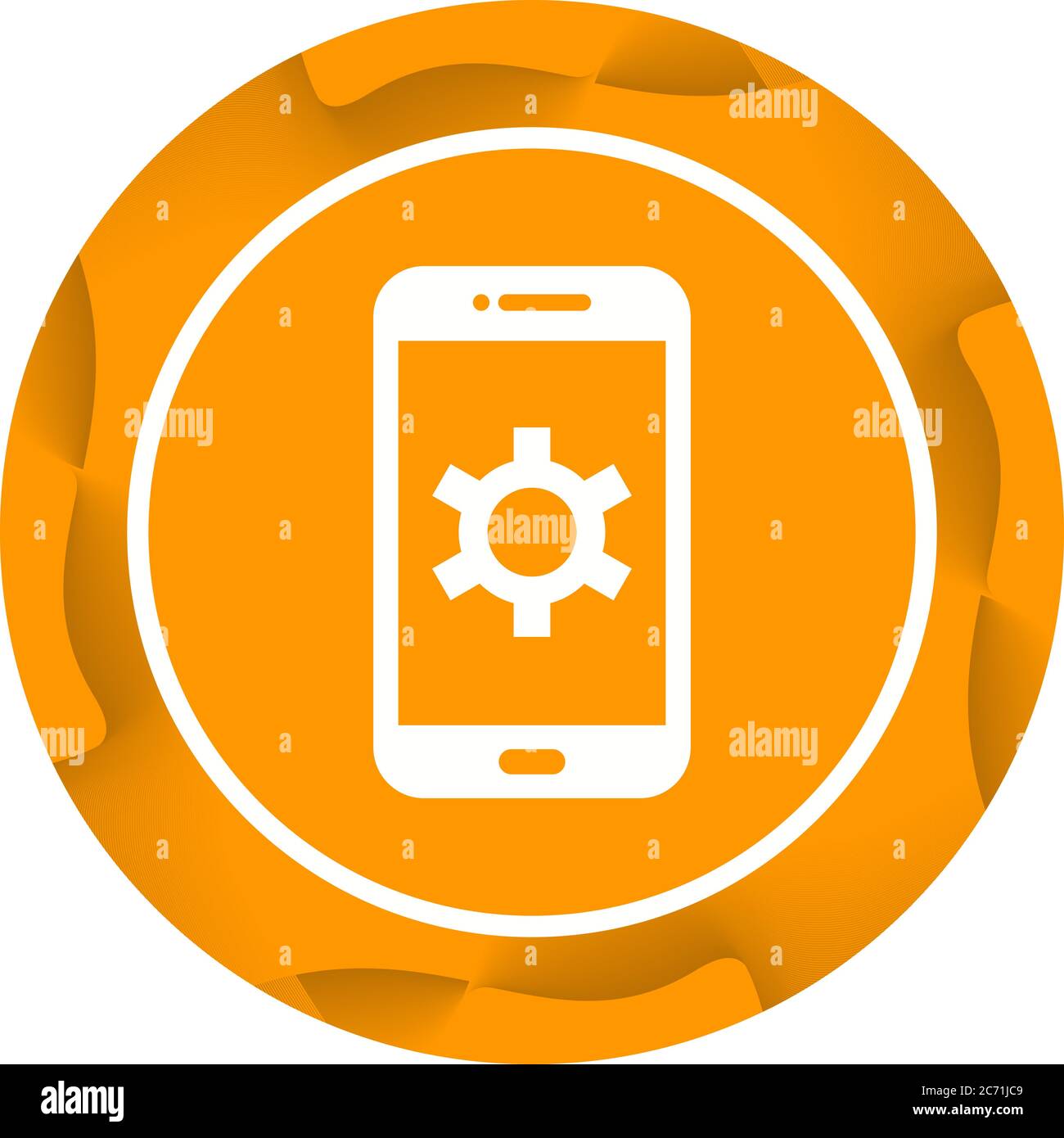 Unique Settings Vector Glyph Icon Stock Vector Image & Art - Alamy