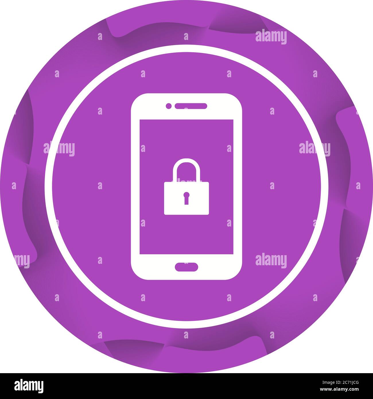 Unique Lock Screen Vector Glyph Icon Stock Vector Image & Art - Alamy