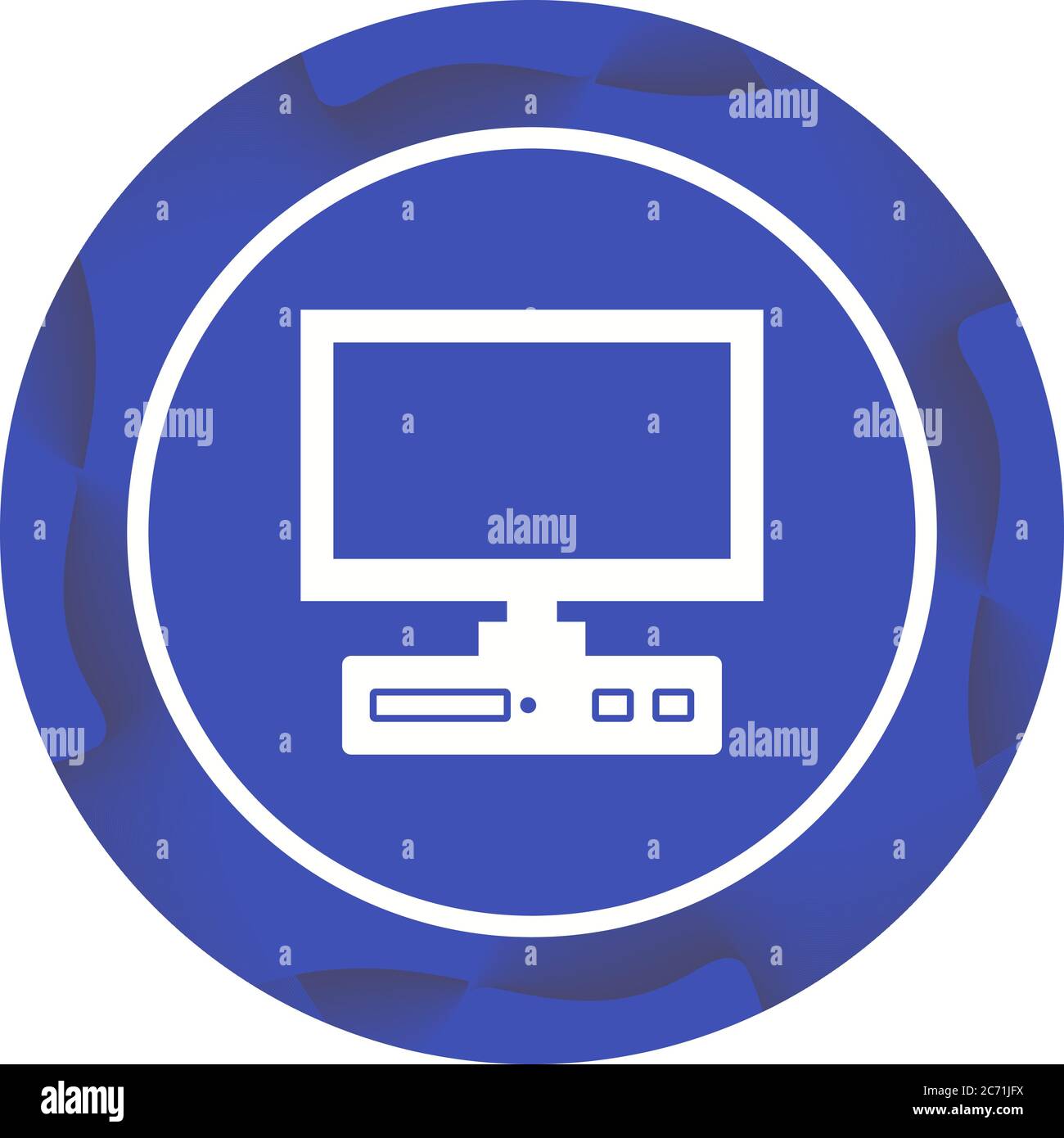 Unique Desktop Vector Glyph Icon Stock Vector Image & Art - Alamy