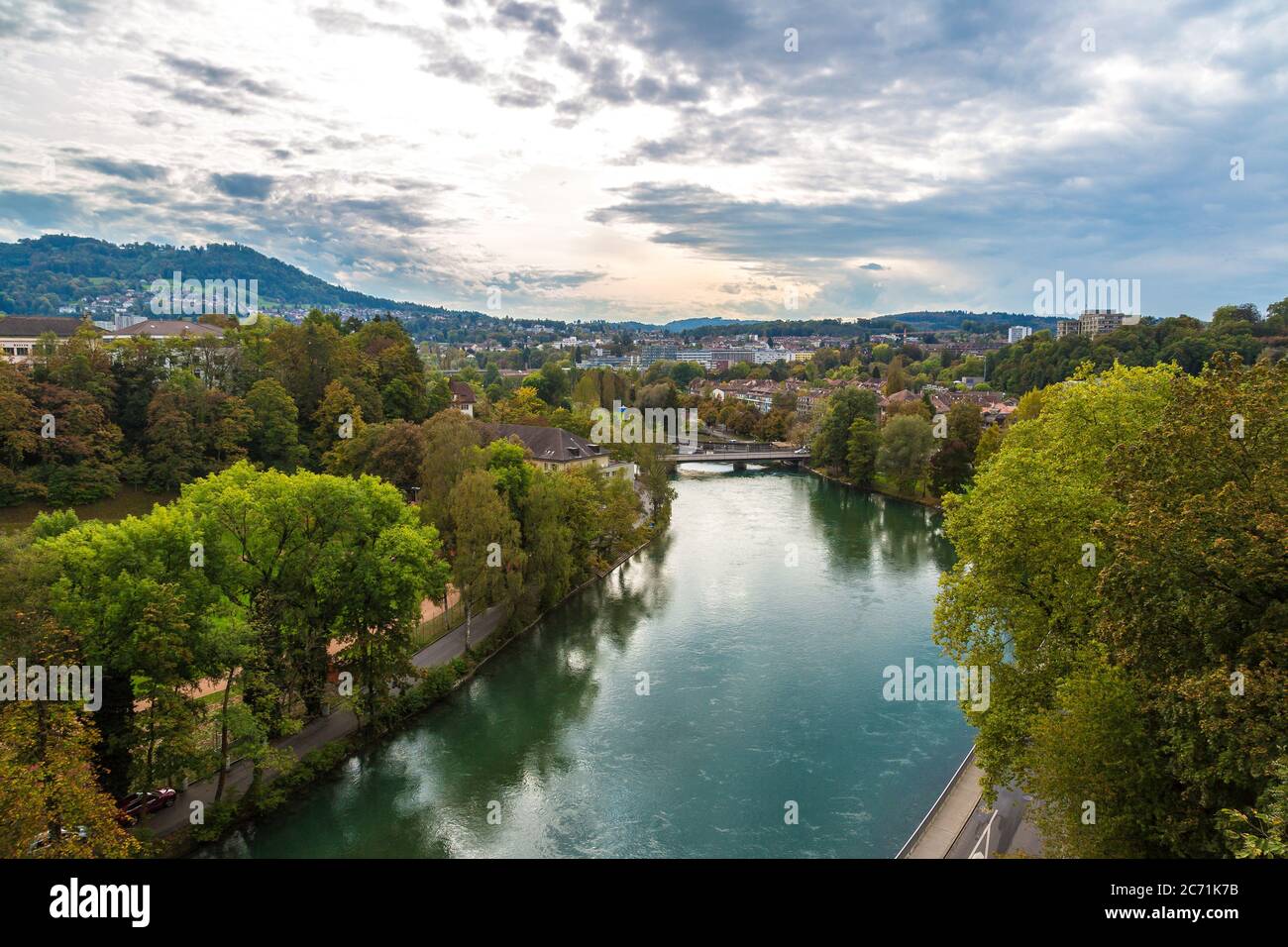 Panoramic view of Bern in a summer day in Switzerland Stock Photo - Alamy