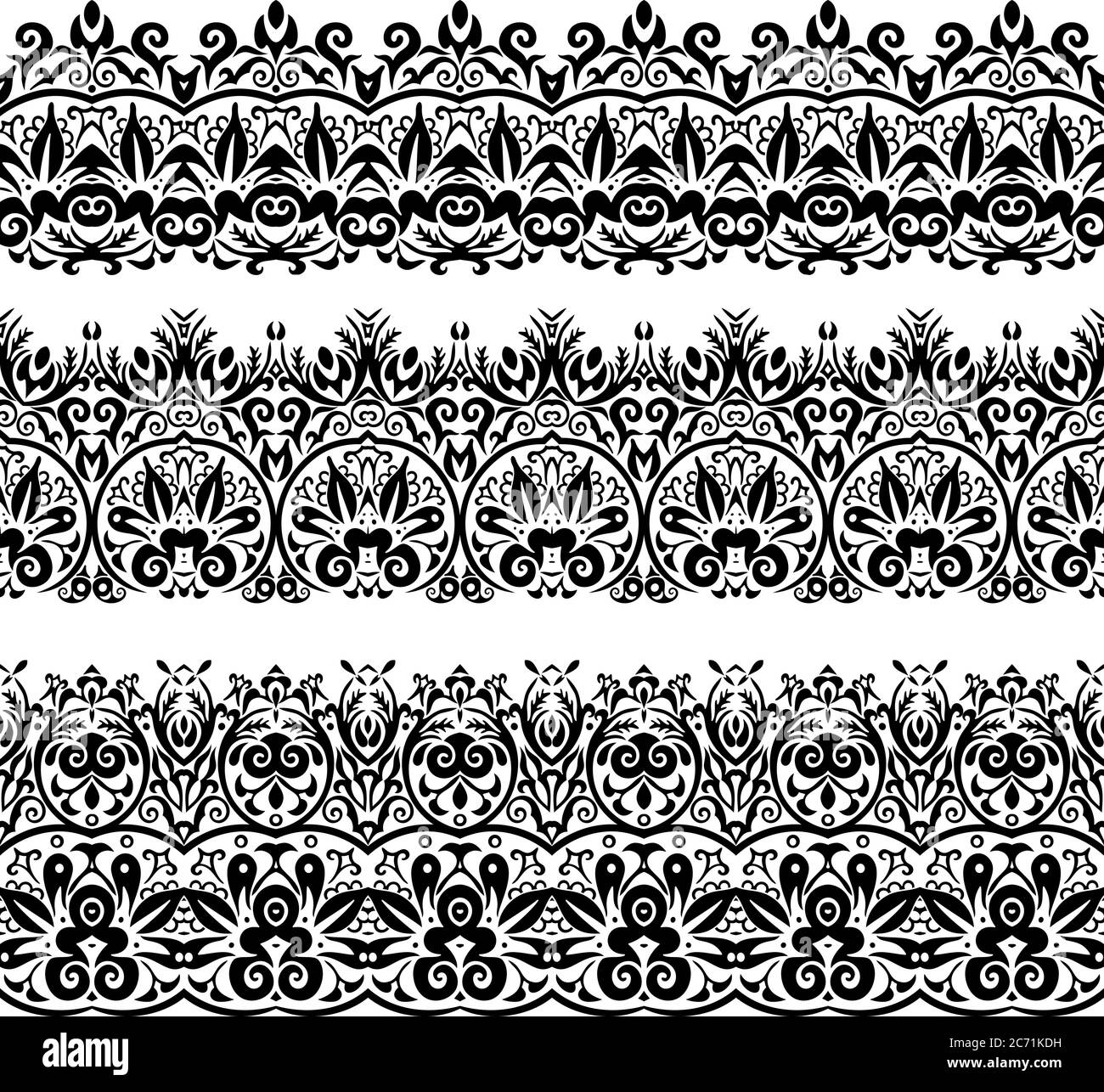 Abstract ethnic nature seamless line art stripes Stock Vector Image ...