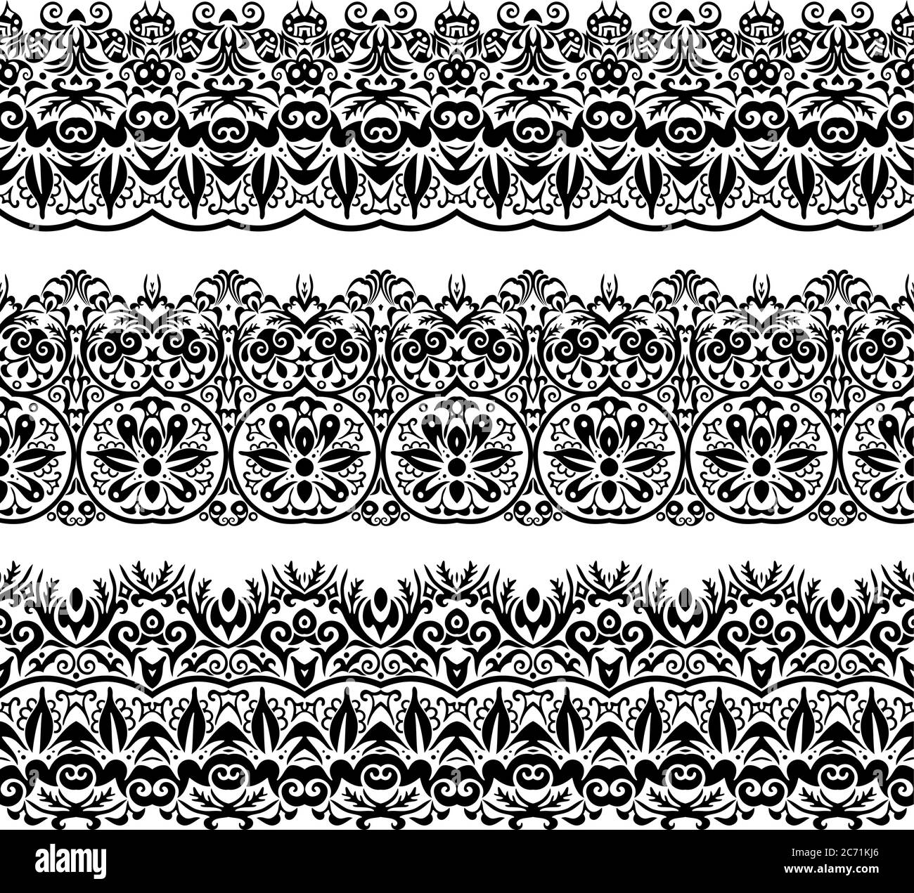 Abstract ethnic nature seamless line art stripes Stock Vector Image ...