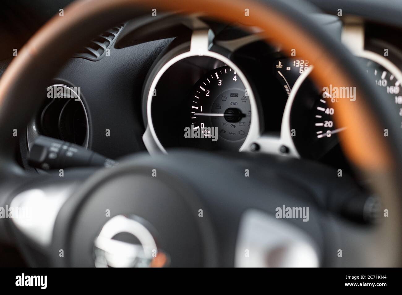 Close up of car dashboard Stock Photo - Alamy