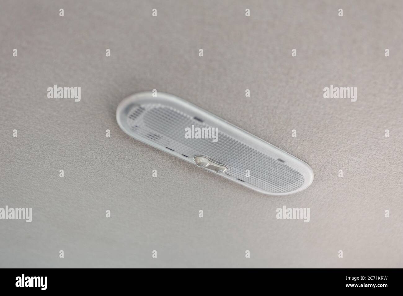 Car ceiling lamp, white color Stock Photo - Alamy