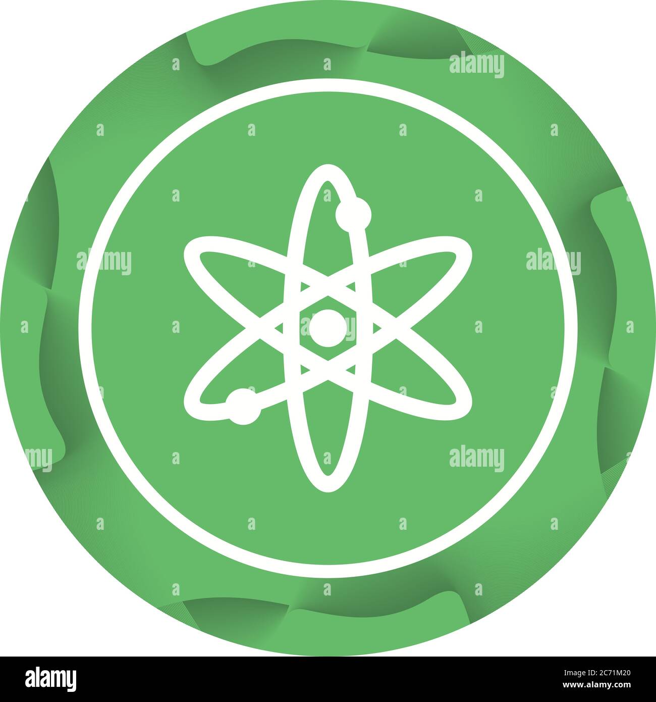 Unique Atom Vector Glyph Icon Stock Vector Image & Art - Alamy